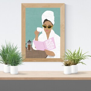 Self Care Art Print Self Love Art Print Body Positive Art woman ...