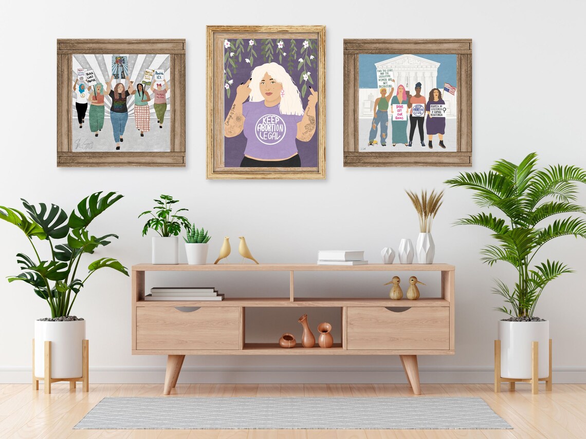 Pro Choice Art Print Protest Art Print Feminist Art Print - Etsy