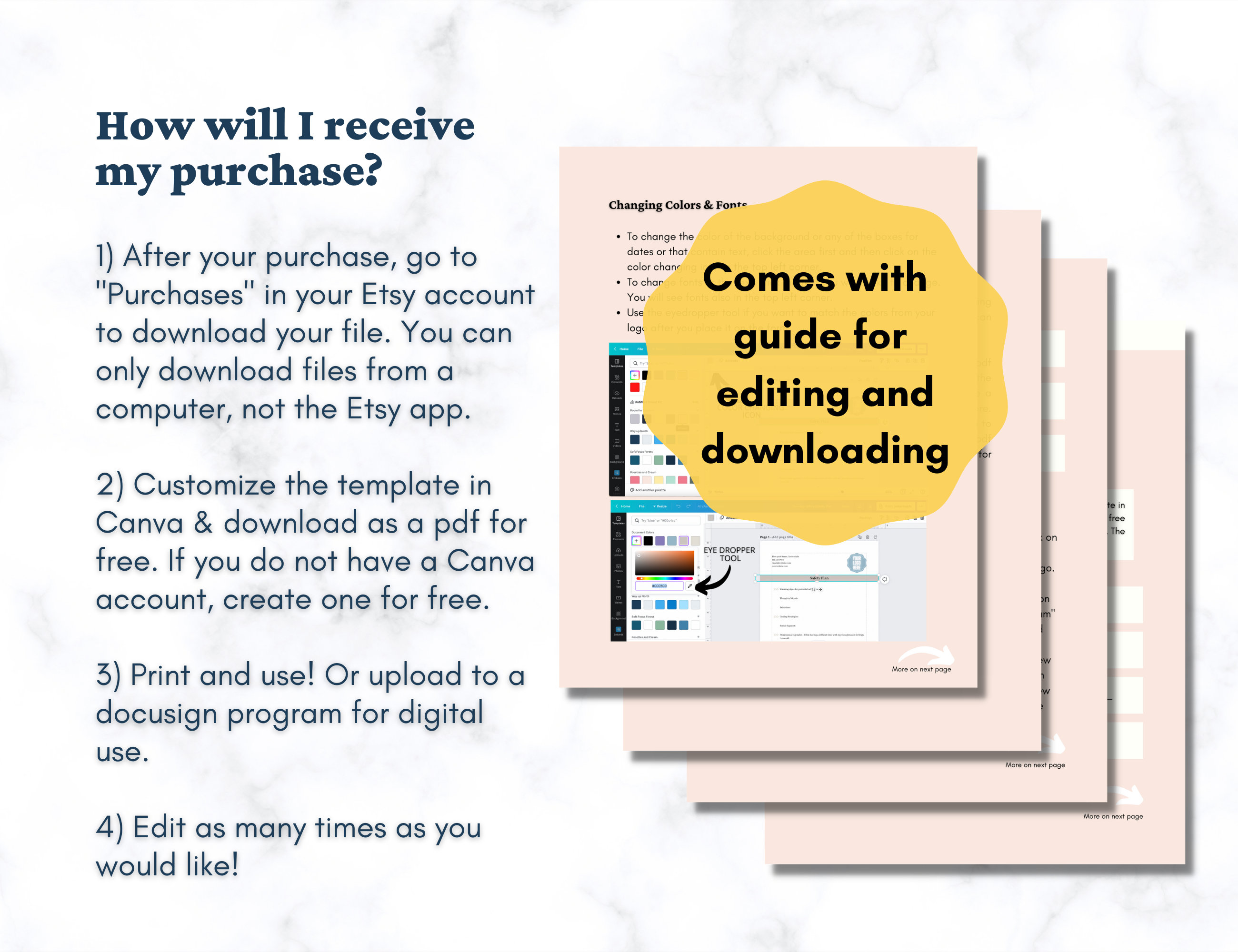 Therapy Office Forms Bundle, Editable Client Intake Forms, Mental ...