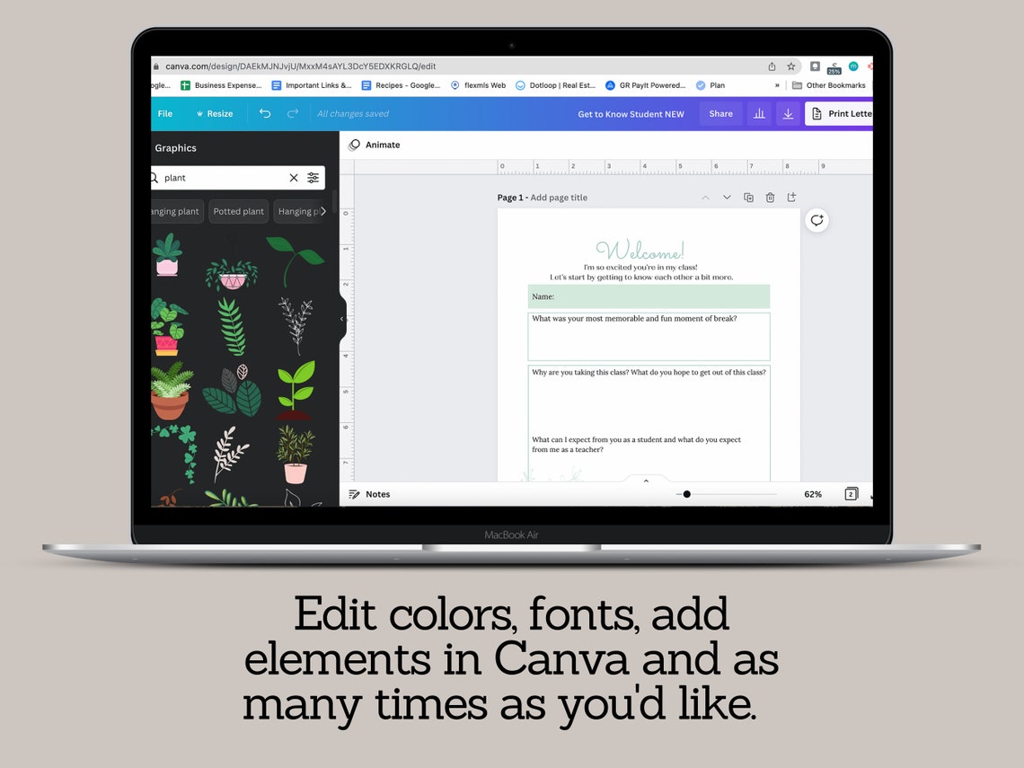 Getting to Know You Student Questionnaire, All About Me Survey ...