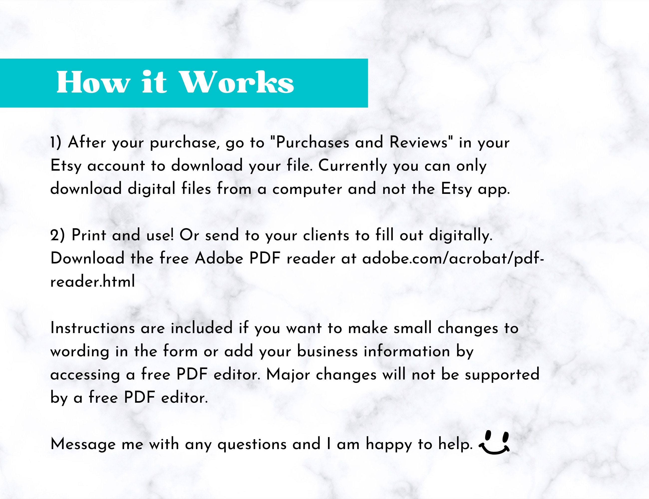 Psych Intake Form, General Information Intake Fillable PDF, Editable - Etsy