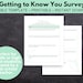 Getting to Know You Student Questionnaire, All About Me Survey ...