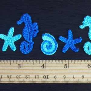 Sea Inhabitants Crochet Sealife Crochet Starfish Crochet Seahorse ...