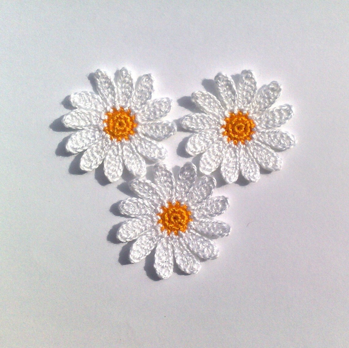 PATTERN Crochet Daisy Applique 12 Petal Only Crochet Pattern - Etsy