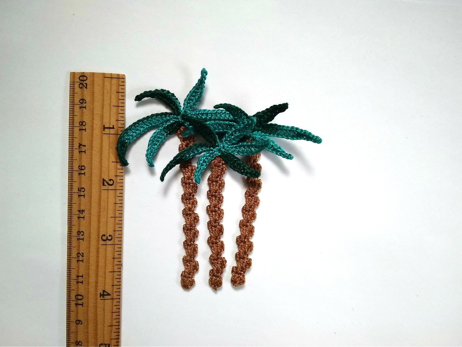 Crochet Palm Tree 3pcs Coconut Tree Applique - Etsy