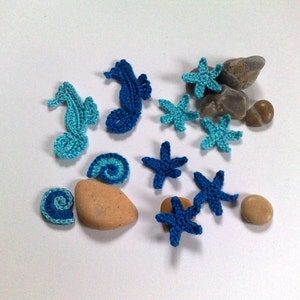 Sea Inhabitants Crochet Sealife Crochet Starfish Crochet Seahorse ...