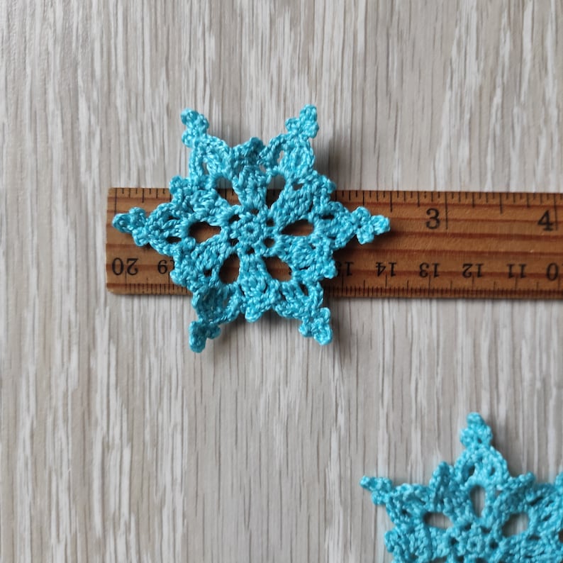 PATTERN Crochet Snowflake Applique Only Crochet Pattern PDF - Etsy