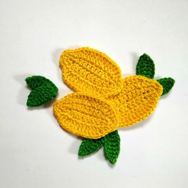 Lemon Applique - Etsy