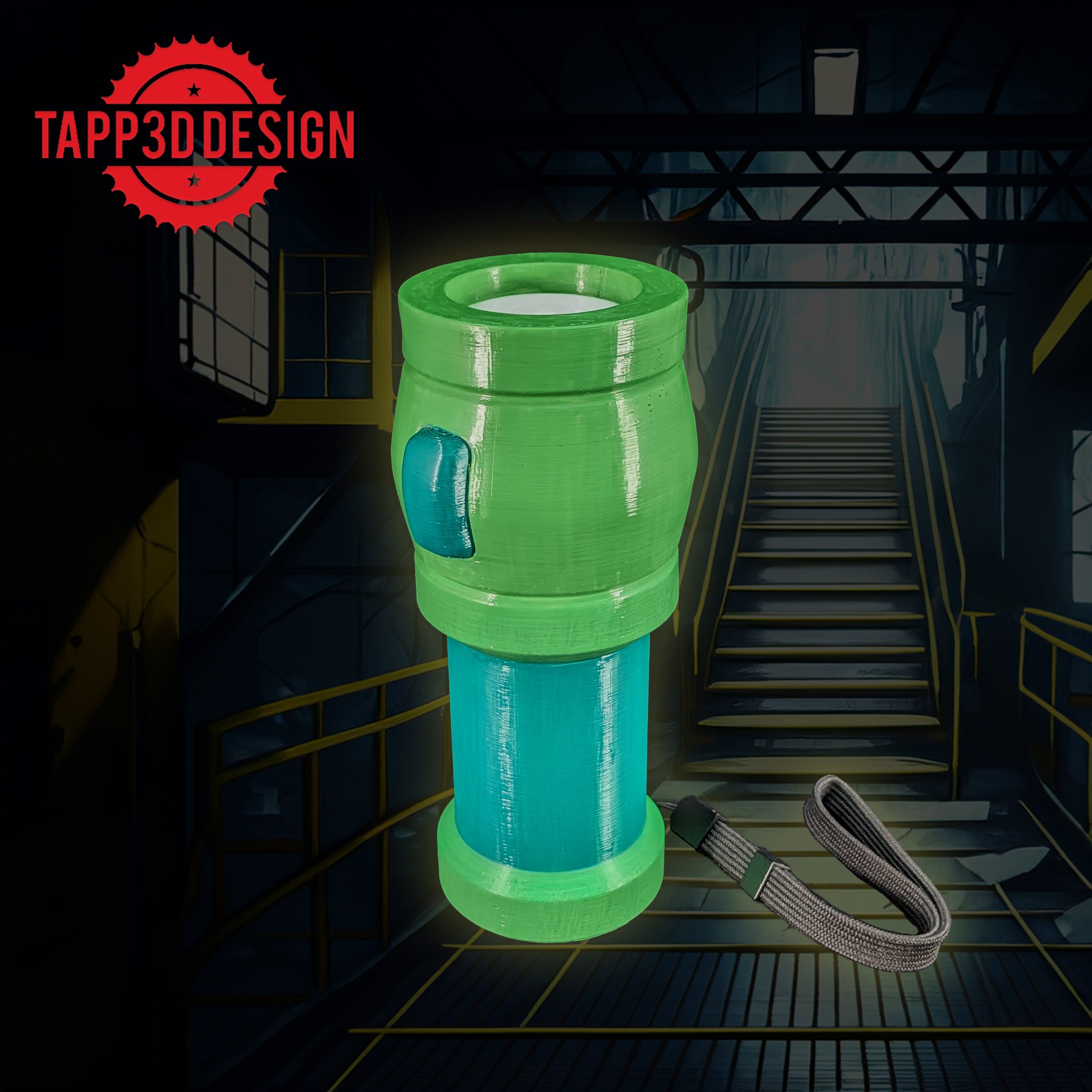 Lethal Company Style WORKING Flashlight Prop - STL 3D Print Files - Etsy