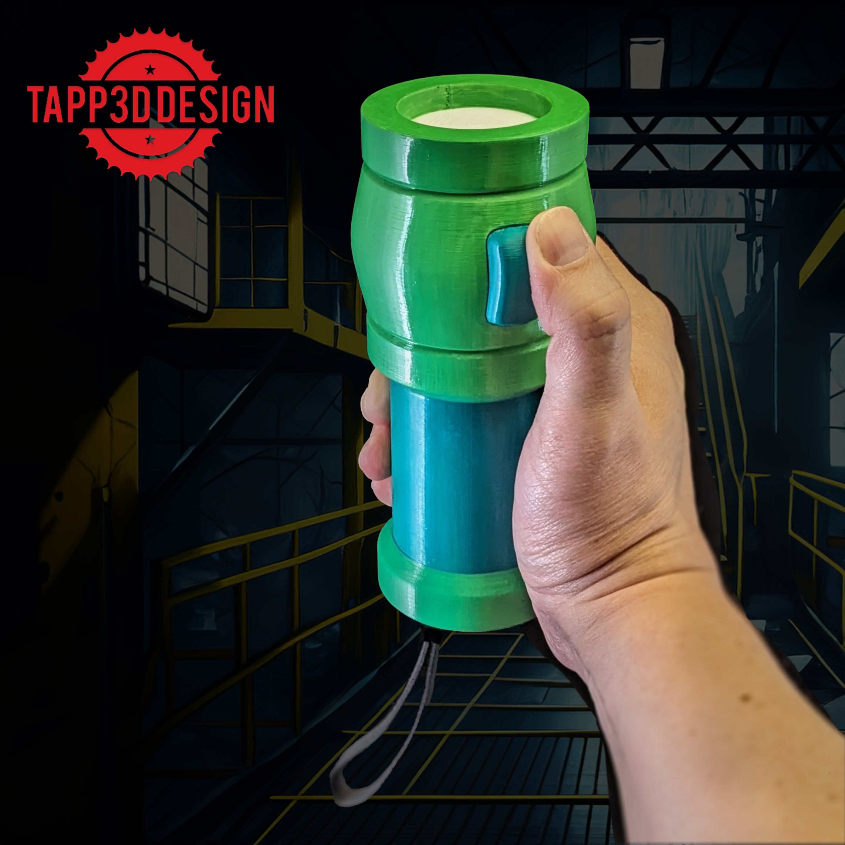 Lethal Company Style WORKING Flashlight Prop - STL 3D Print Files - Etsy