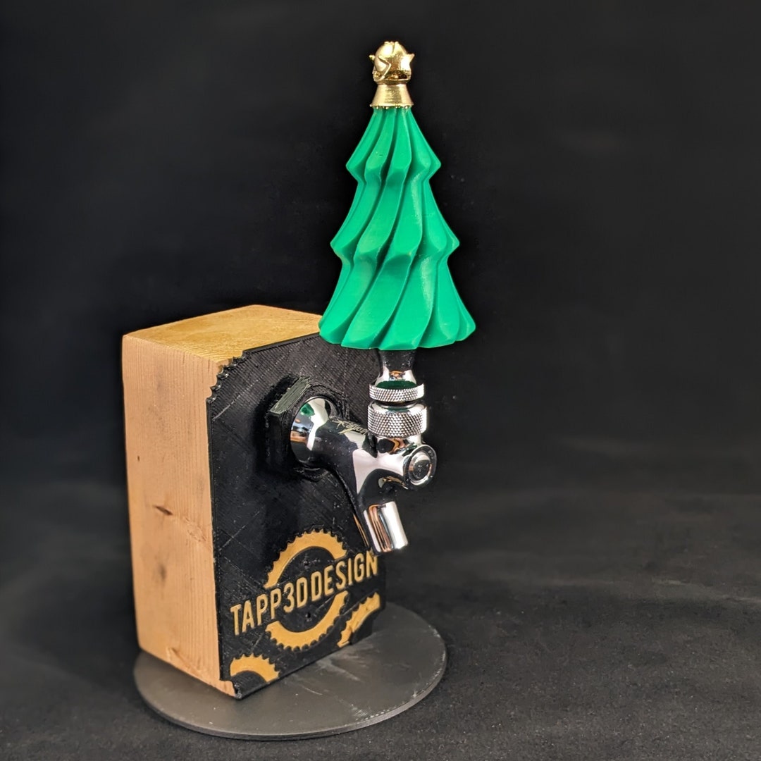 Tap Handle - Twisted Christmas Tree - STL 3D Print File - Etsy