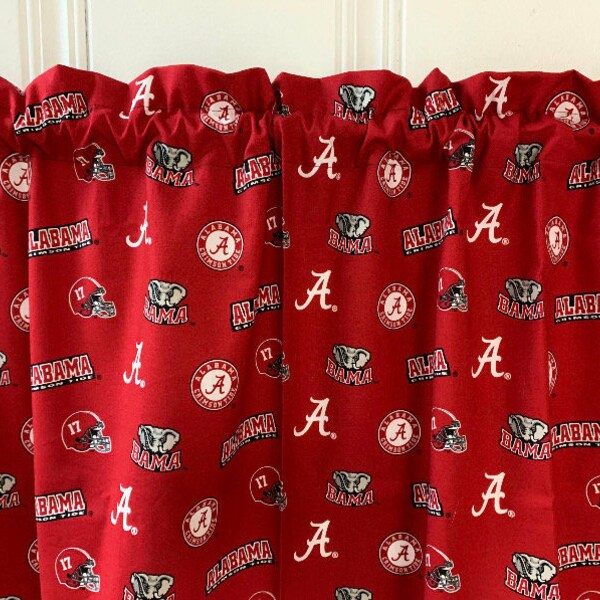 Alabama Crimson Tide Curtains - Etsy