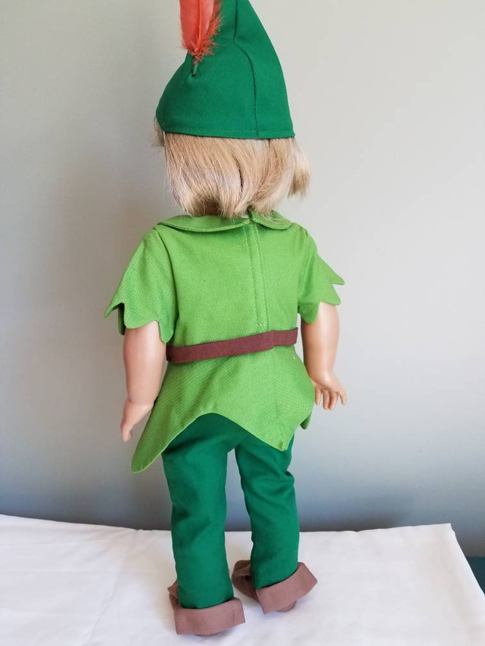 Peter Pan Costume Including Pants Tunic Shoes and Hat. - Etsy
