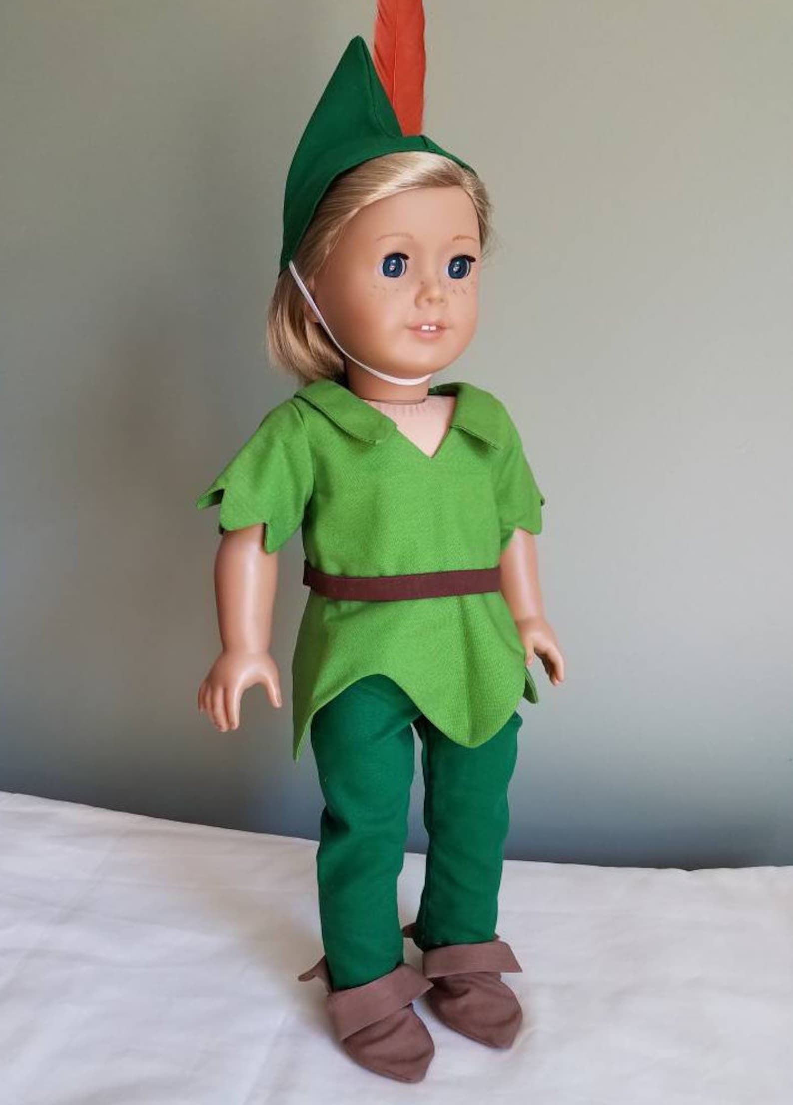 Peter Pan Costume Including Pants Tunic Shoes and Hat. - Etsy