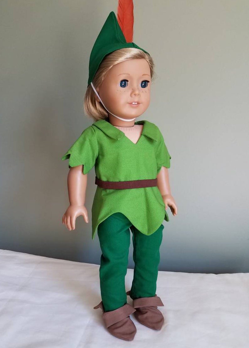 Peter Pan Costume Including Pants Tunic Shoes and Hat. - Etsy