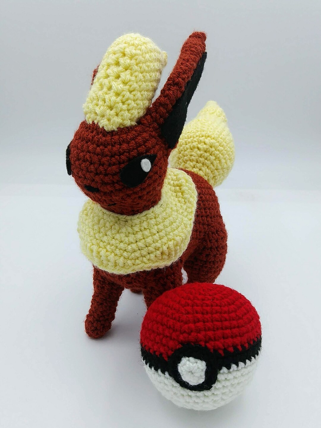 Flareon Pokemon Crochet Plushie - Etsy