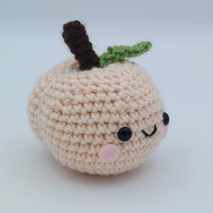 Sweet Peach Crochet Plushie - Etsy