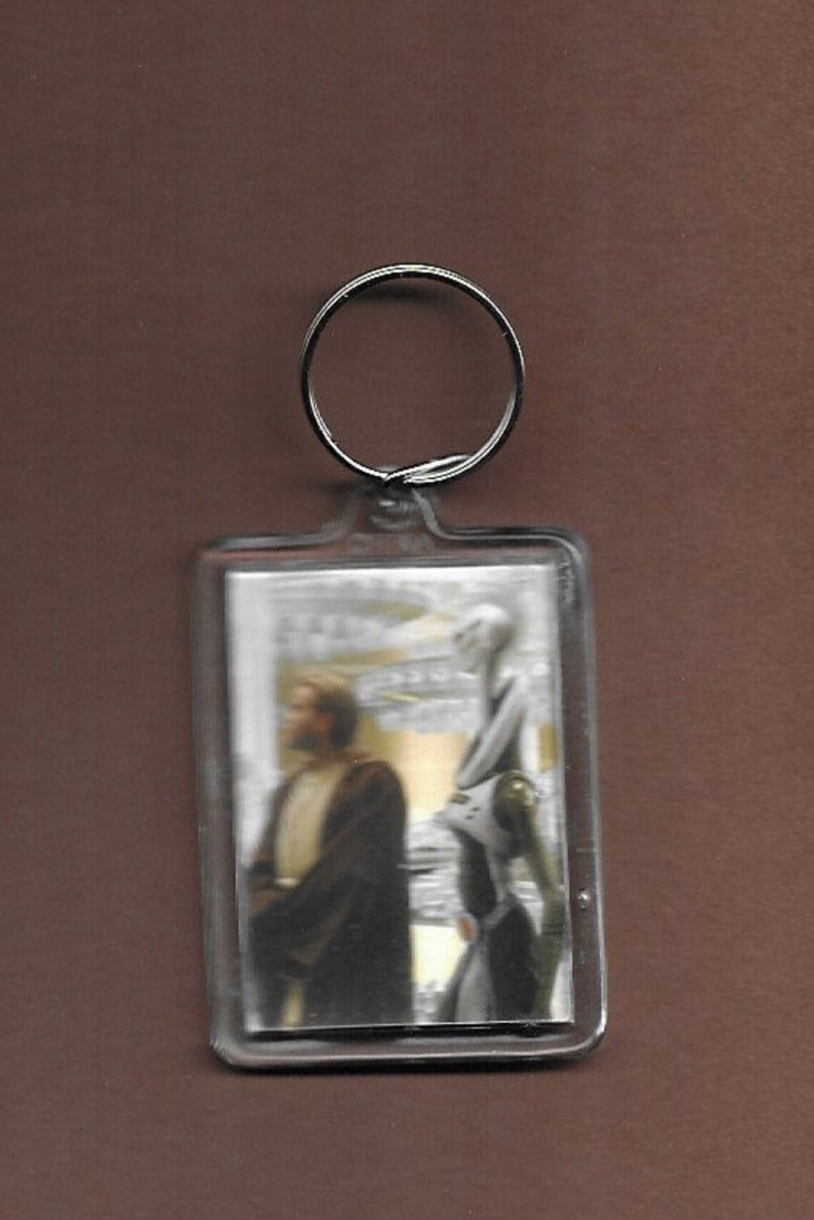 Star Wars Geonosis Obi Wan Jango Fett Plastic Keychain - Etsy