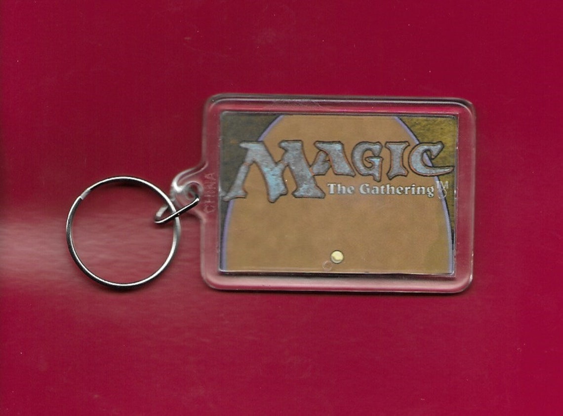 Magic the Gathering Plastic Keychain Exile - Etsy