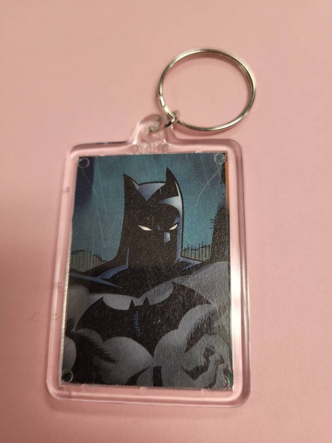 DC Comics Batman Plastic Keychain - Etsy