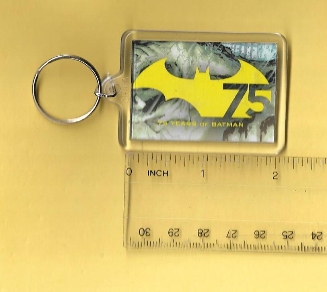 DC Comics Batman Plastic Keychain 4 - Etsy