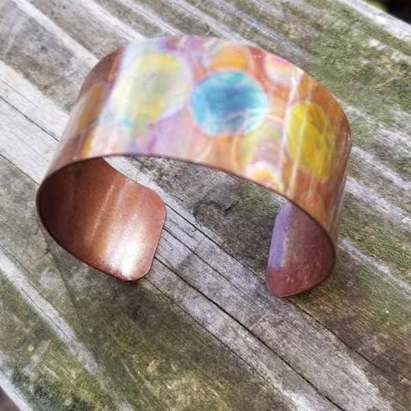 Flame Painted Copper Jewelry - Etsy