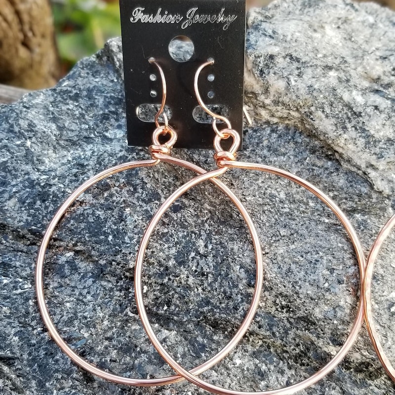 Copper Earrings - Etsy