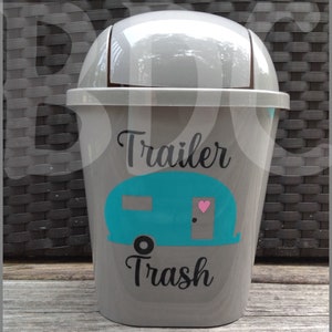 Mini Waste Basket - Trailer Trash Can - Trailer Trash -mini Trash Can ...