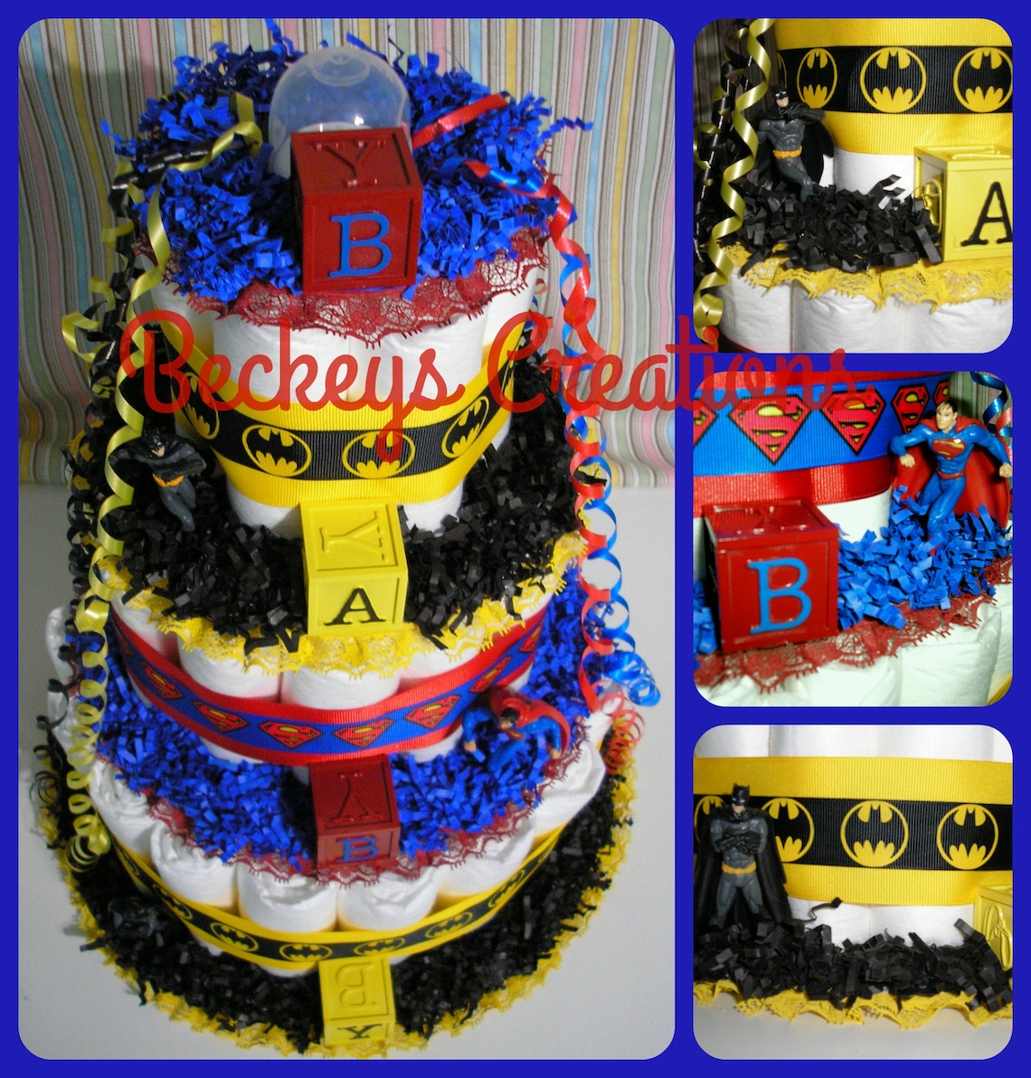 Superhero Diaper Cake Diaper Cake Boy Diaper Cake Girl - Etsy