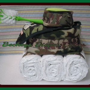 Diaper Military Tank - Diaper Cake - Boy Diaper Cake - Girl Diaper Cake ...