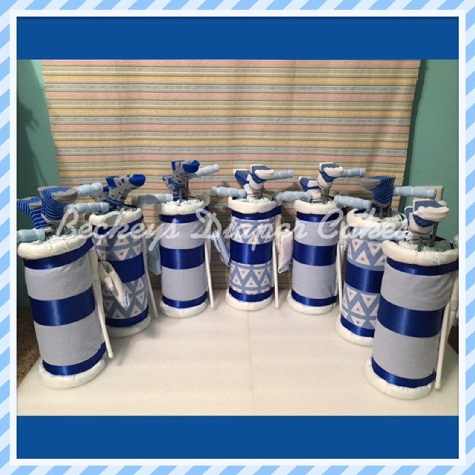 Golf Bag Diaper Cake Diaper Cake Boy Diaper Cake Girl Diaper Cake Baby ...