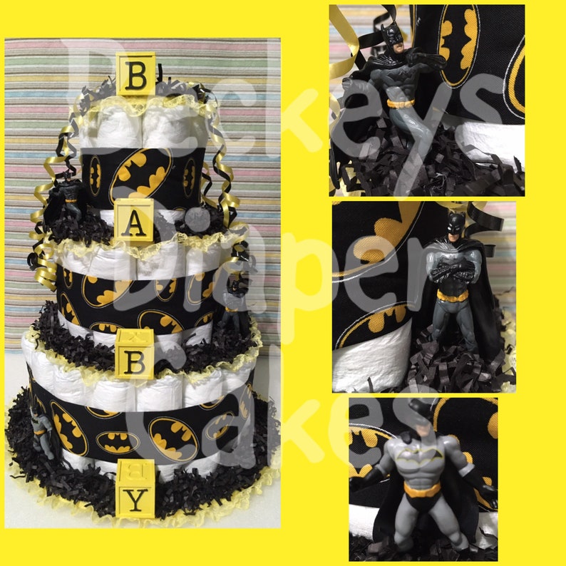 Superhero Diaper Cake - Diaper Cake - Boy Diaper Cake - Girl Diaper ...