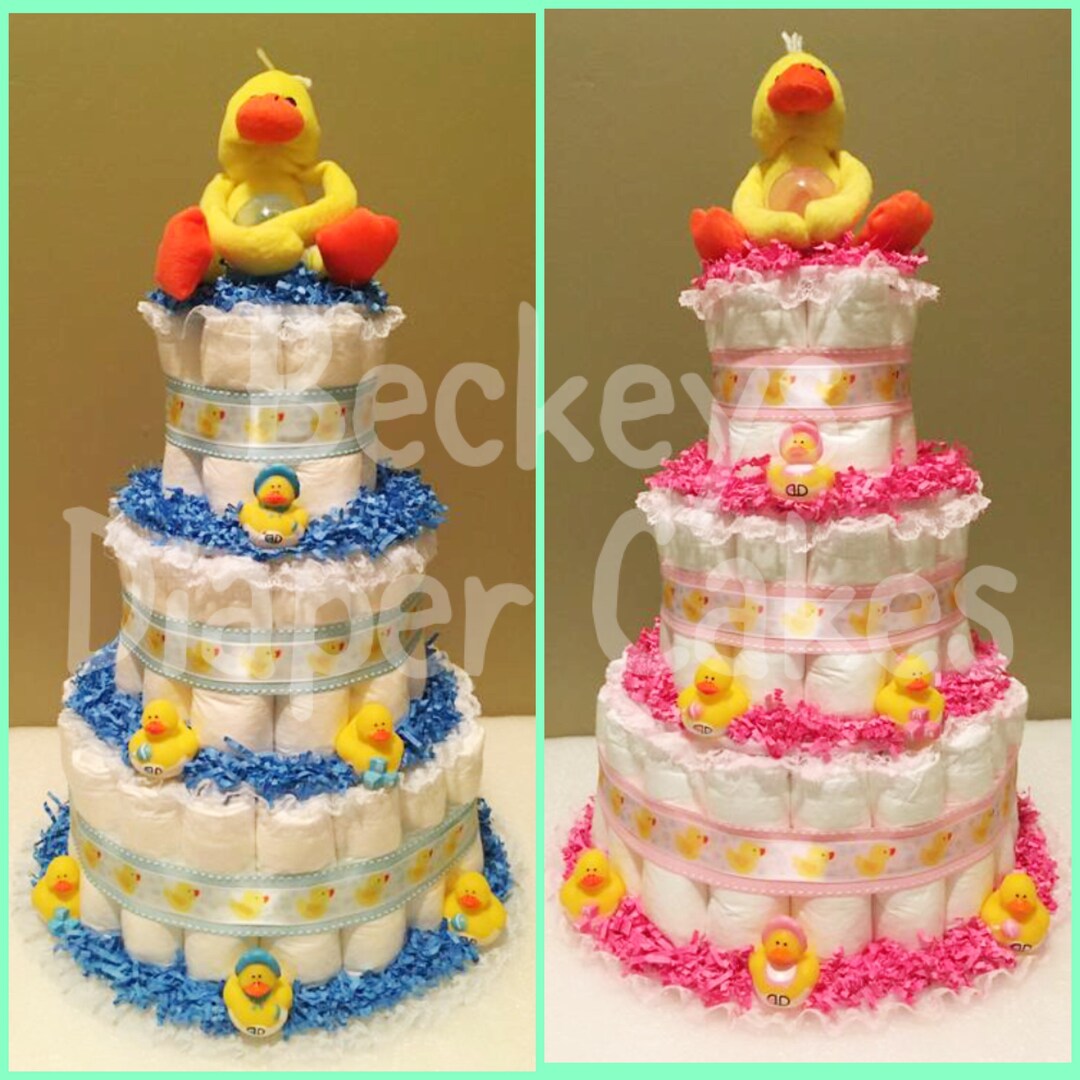 Duck Diaper Cake Duckie Diaper Cake Ducky Diaper Cake Diaper Cake ...