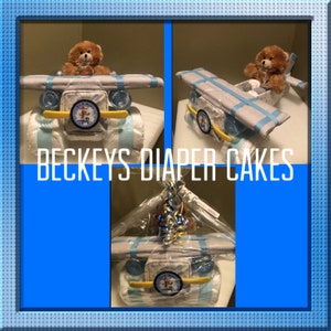 Airplane Diaper Cake, Diaper Airplane, Airplane Baby Cake, Airplane ...