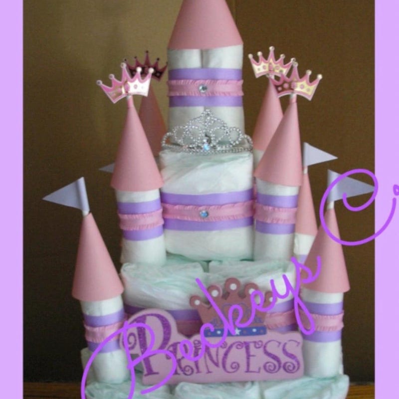 Princess Diaper Cake - Etsy