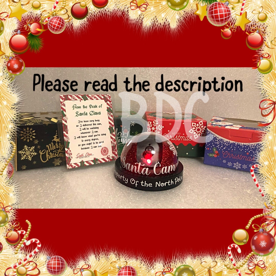 Santa Cam With Letter and Gift Box - Santa Fake Camera - Santa Cam ...