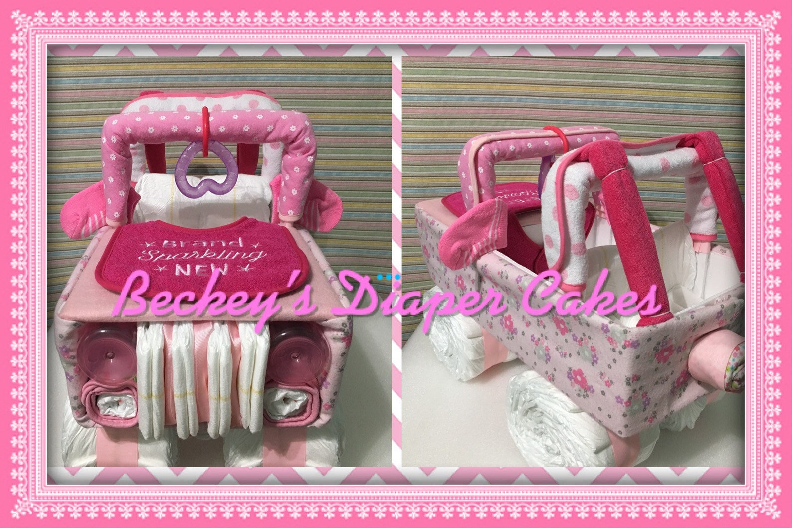 Diaper Jeep Diaper Cake Boy Diaper Cake Girl Diaper Cake Baby Gift Baby ...