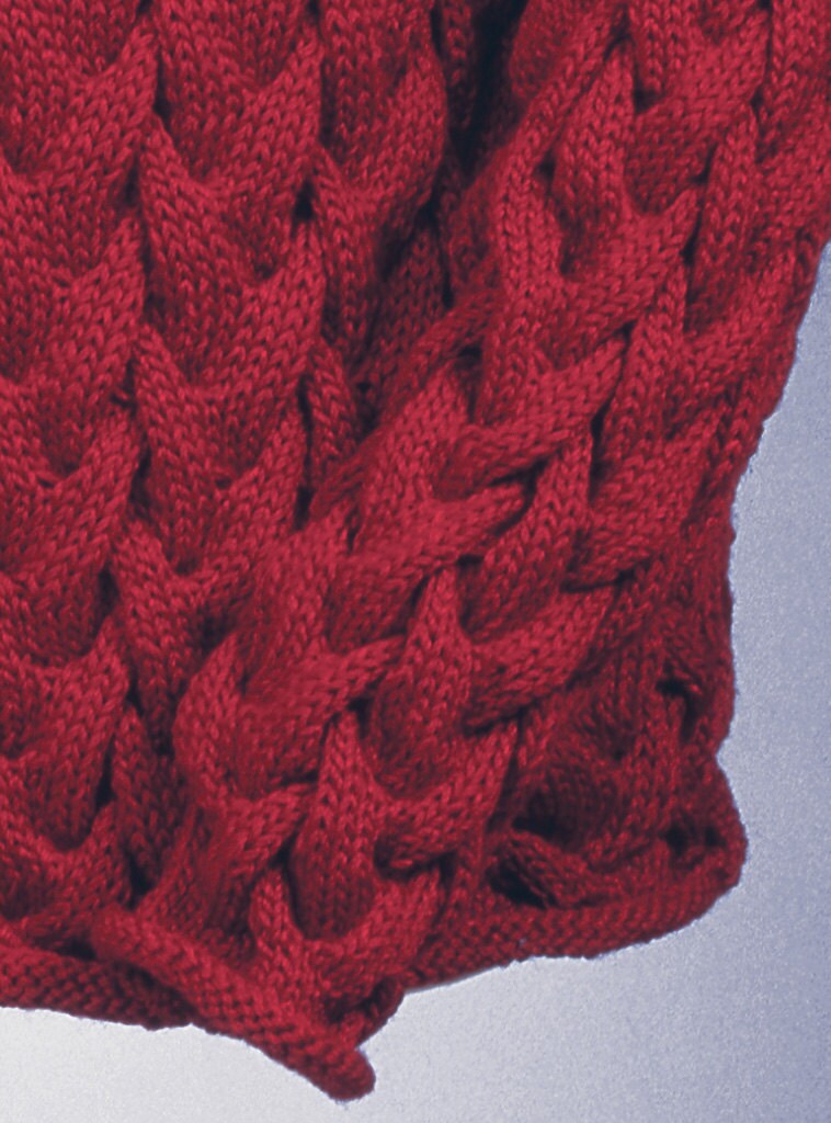 PDF Knitting Pattern Wavy Cable Rollneck Pullover #123 - Etsy