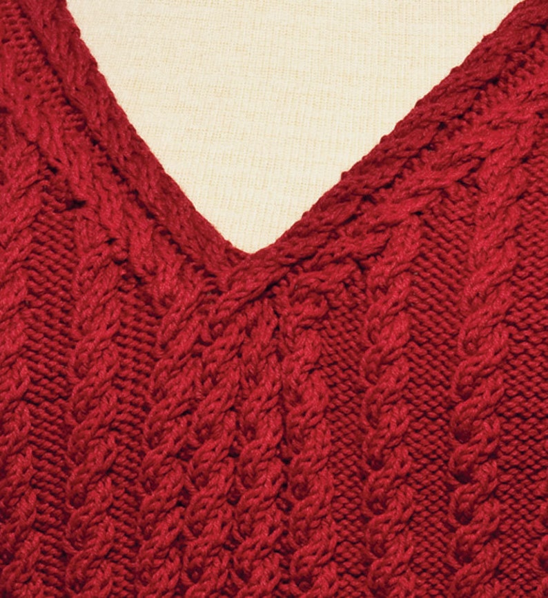 PDF Knitting Pattern Cable Tank Top #177 - Etsy