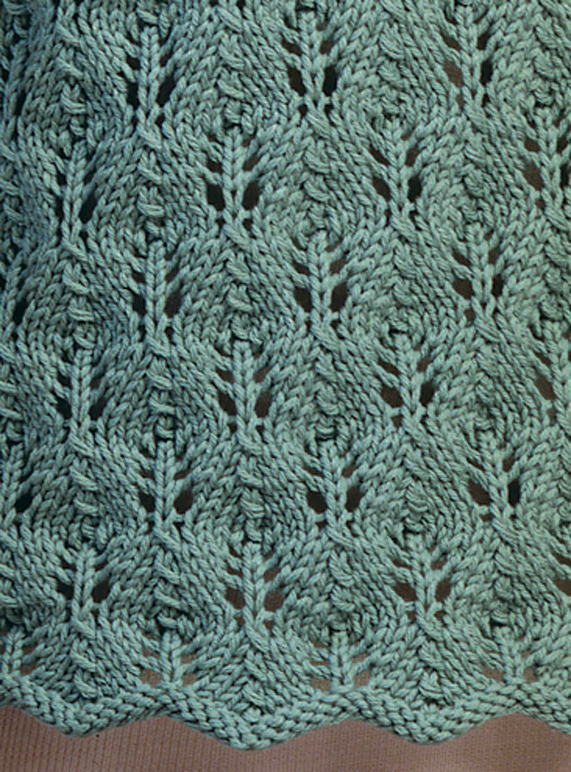 PDF Knitting Pattern Fir Cone Lace Shell #106 - Etsy