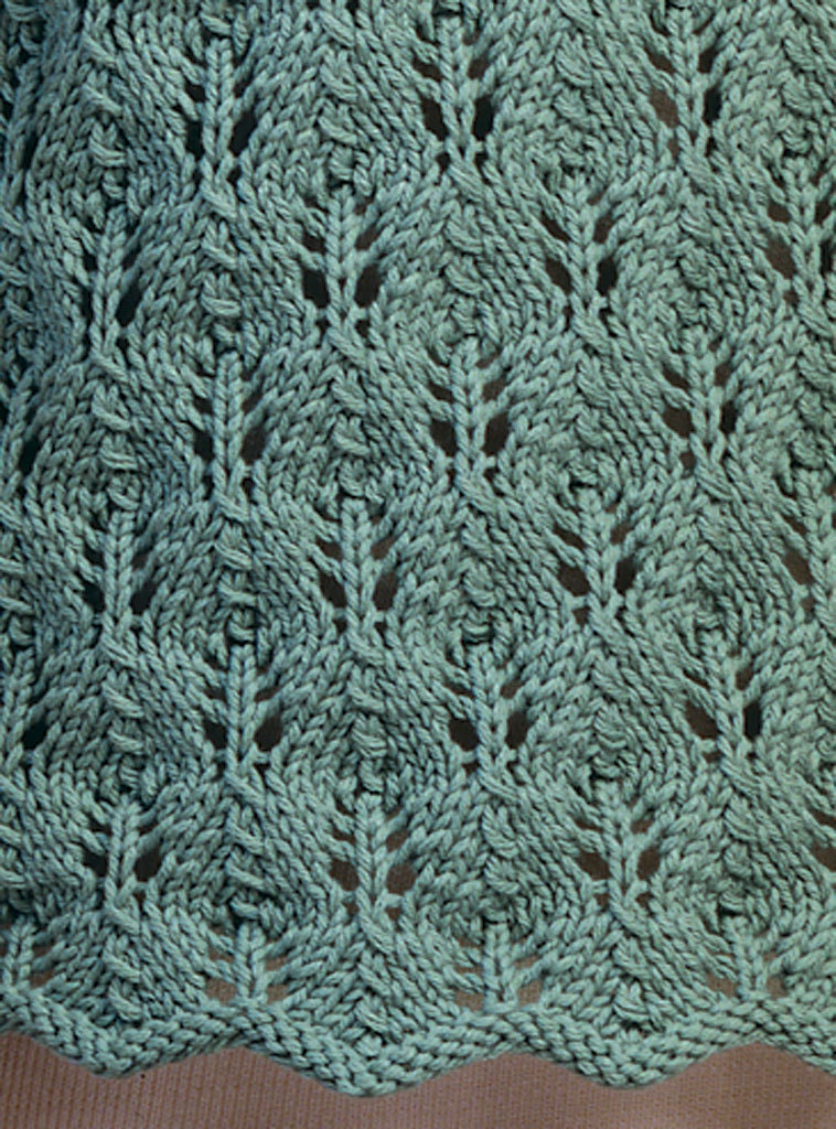 PDF Knitting Pattern Fir Cone Lace Shell #106 - Etsy