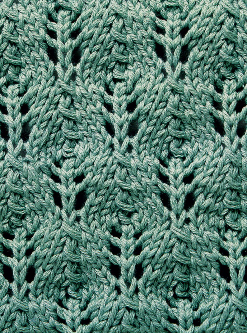 PDF Knitting Pattern Fir Cone Lace Shell #106 - Etsy