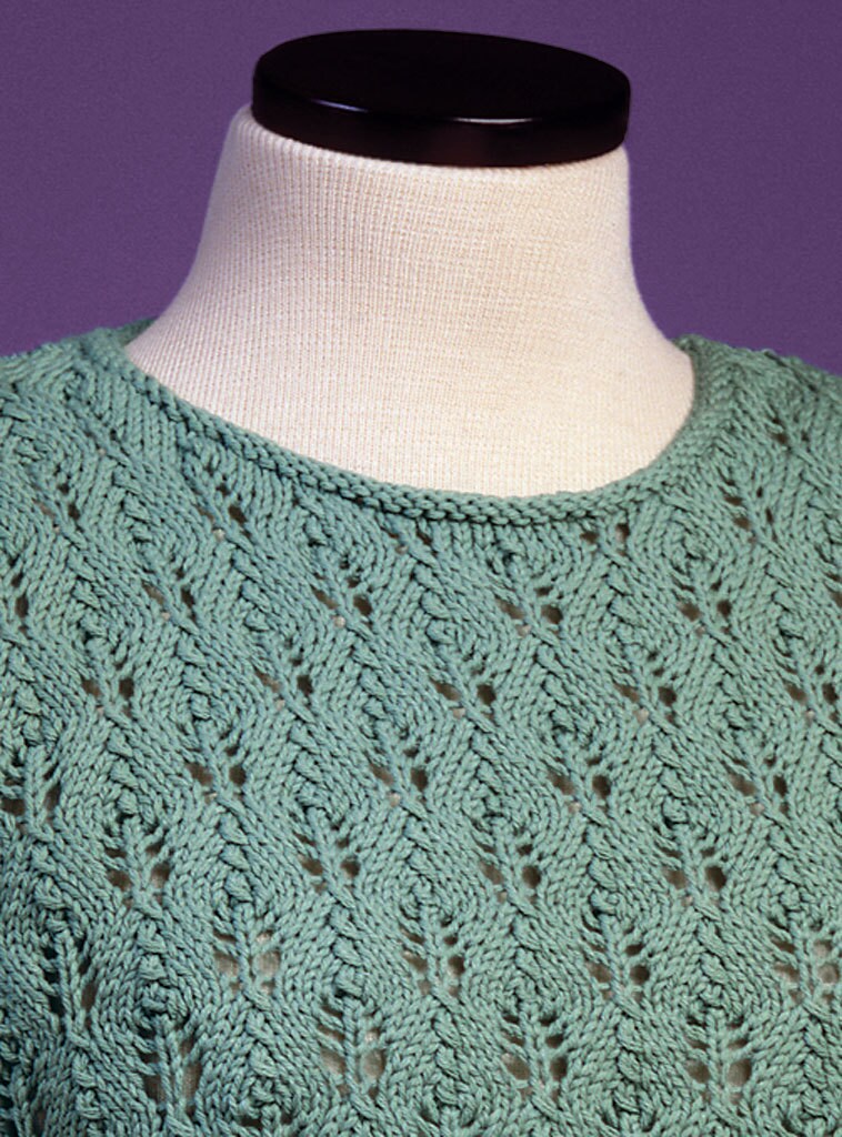 PDF Knitting Pattern Fir Cone Lace Shell #106 - Etsy