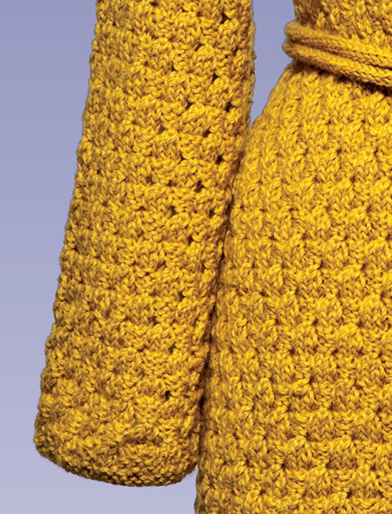 PDF Knitting Pattern Acorn Stitch Kimono #178 - Etsy
