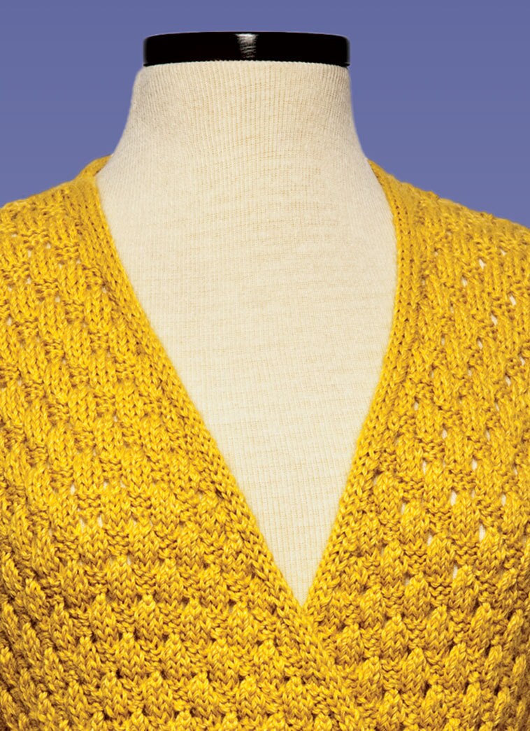PDF Knitting Pattern Acorn Stitch Kimono #178 - Etsy