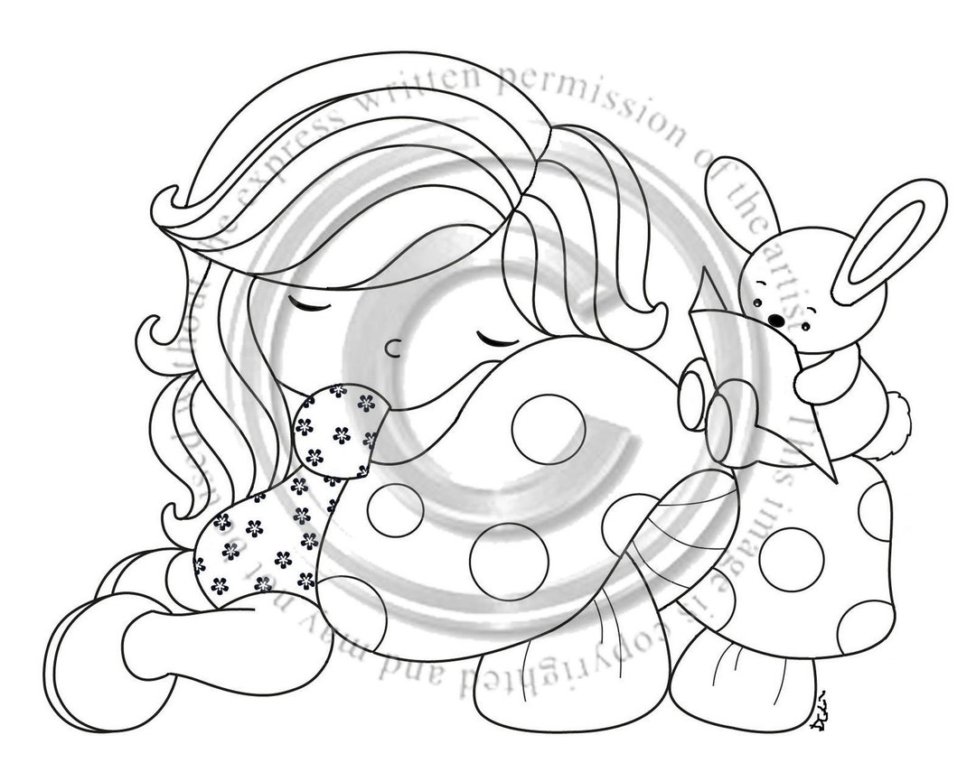 Abby and Boo, Digital Stamp, Download - Etsy