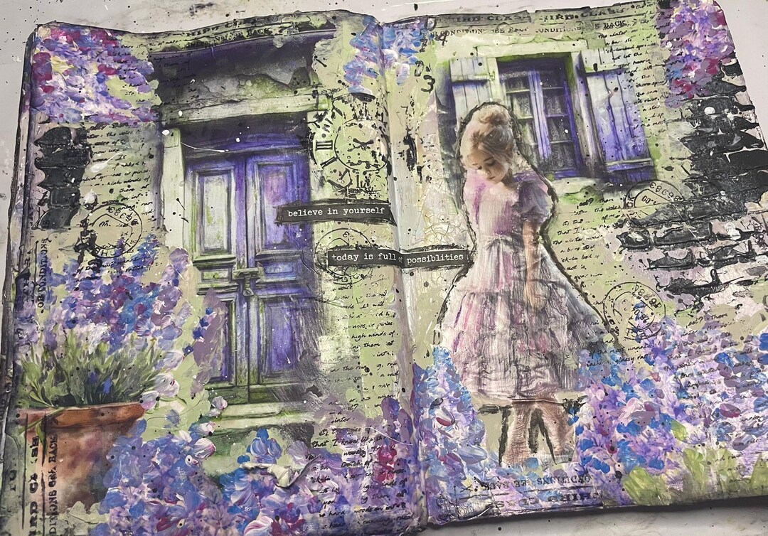 Lavender Daydreams, Journal Page, Digi Pack, Printable Journal ...