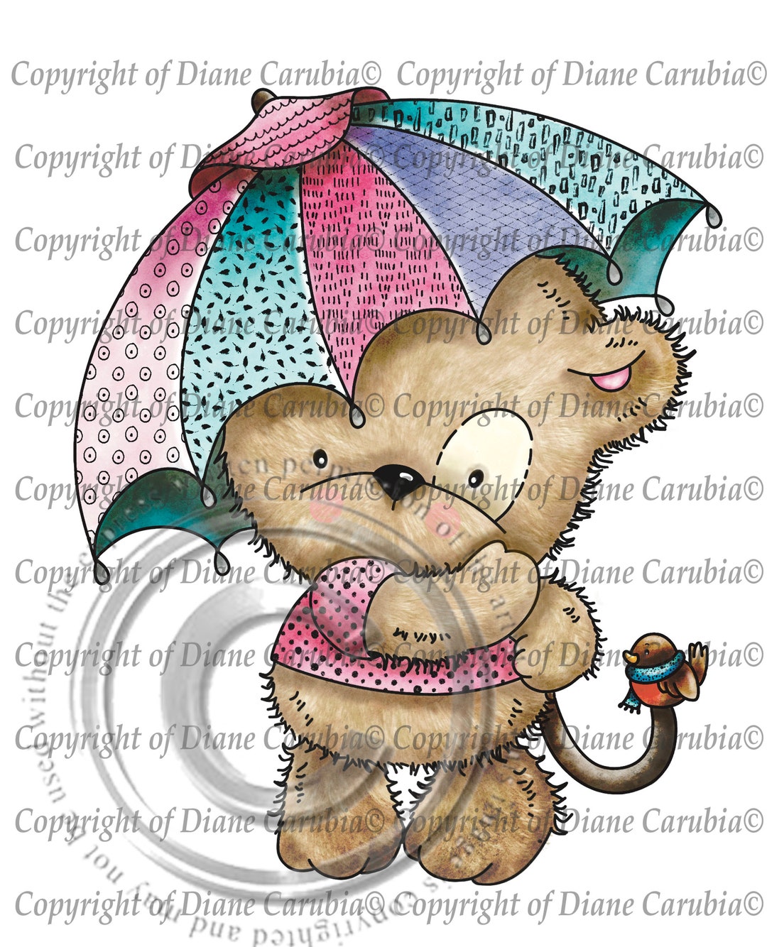 Lots of Beary Love, Digital Stamp, Download, Bear, Cute, Digi - Etsy