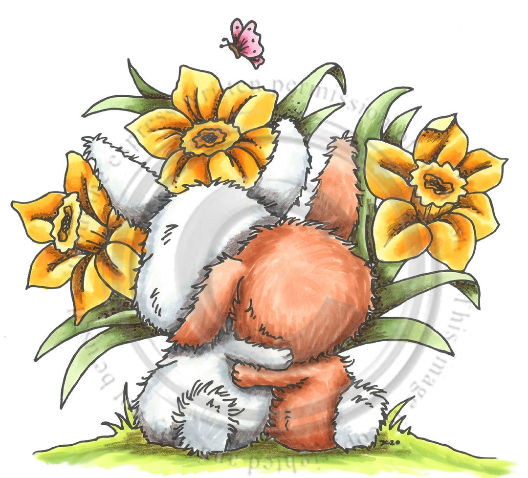 All Ears, Digital Stamp, Download, Cardmaking - Etsy