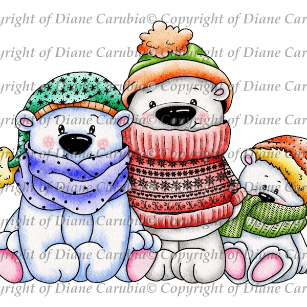 Christmas Digi Stamp - Etsy